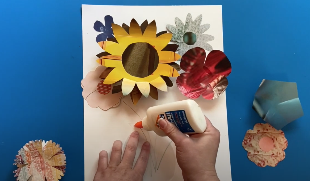 How to Make a Flower Bouquet Collage - Reynolda